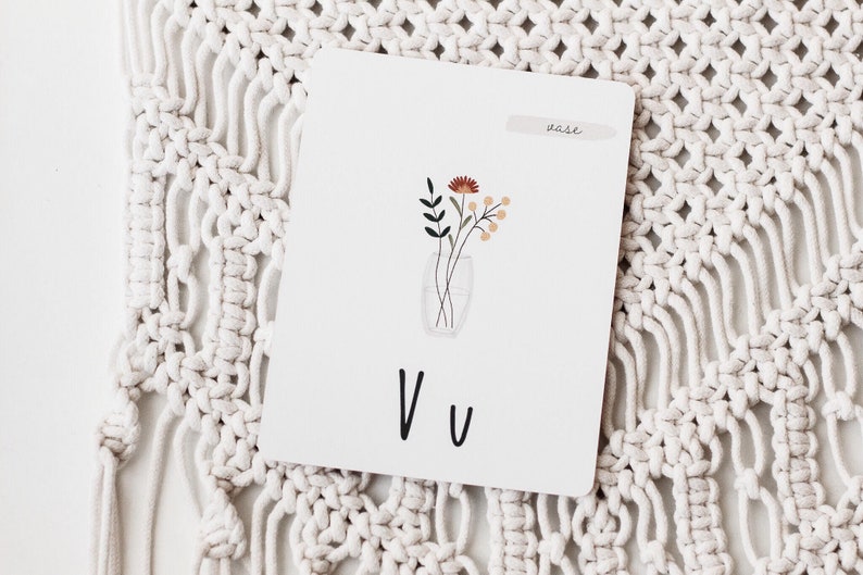 Object Alphabet Object Number Alphabet Card Set ABC | Etsy