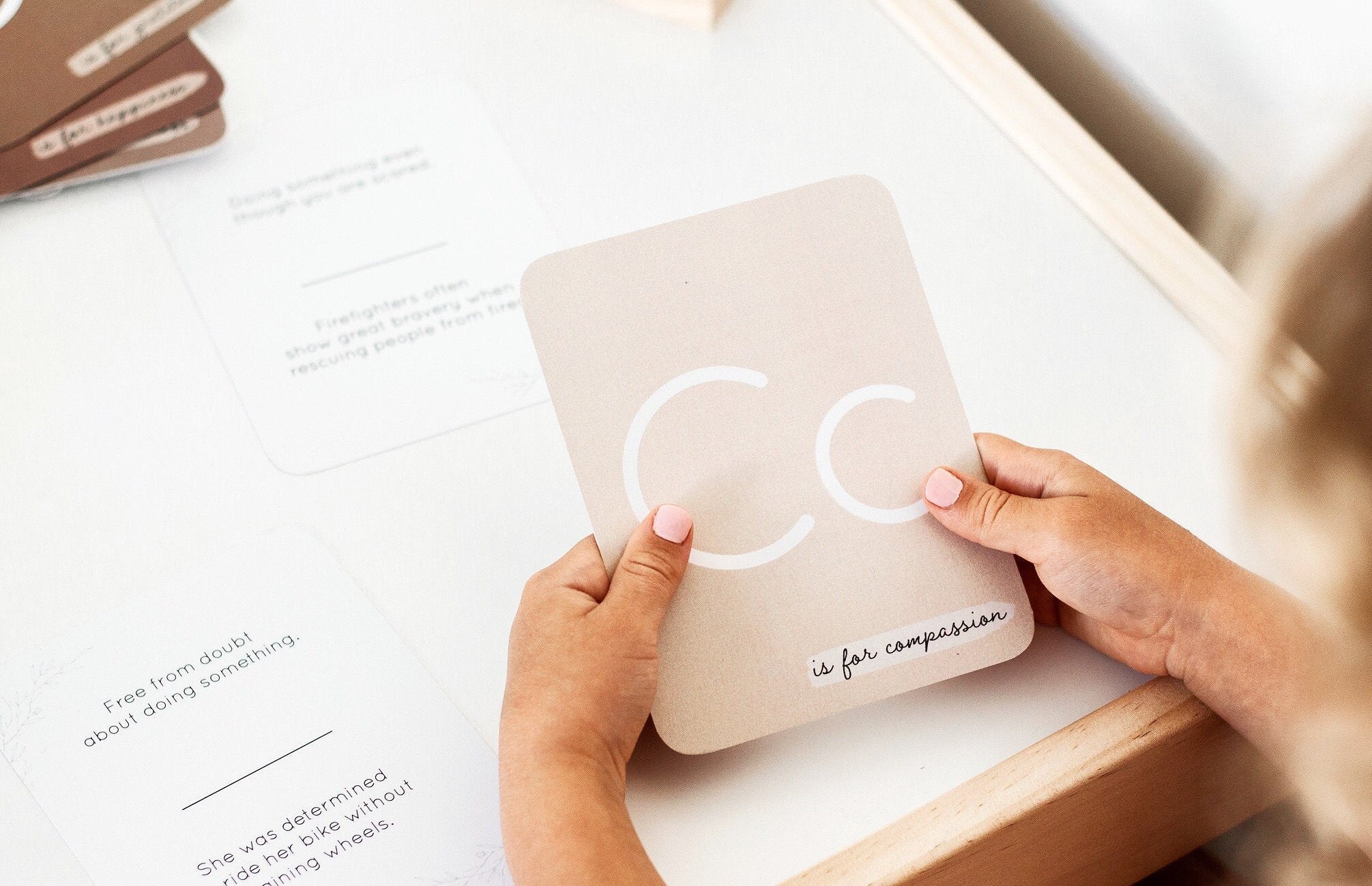 Kindness Alphabet Cards ABC Flashcards Alphabet Flashcards - Etsy