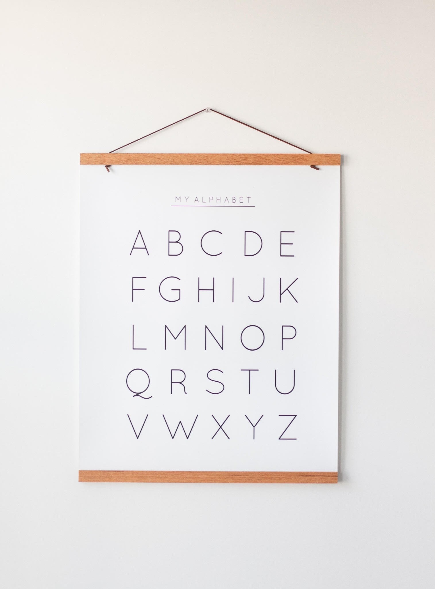 Alphabet Poster Digital Download ABC Minimalist ABC - Etsy