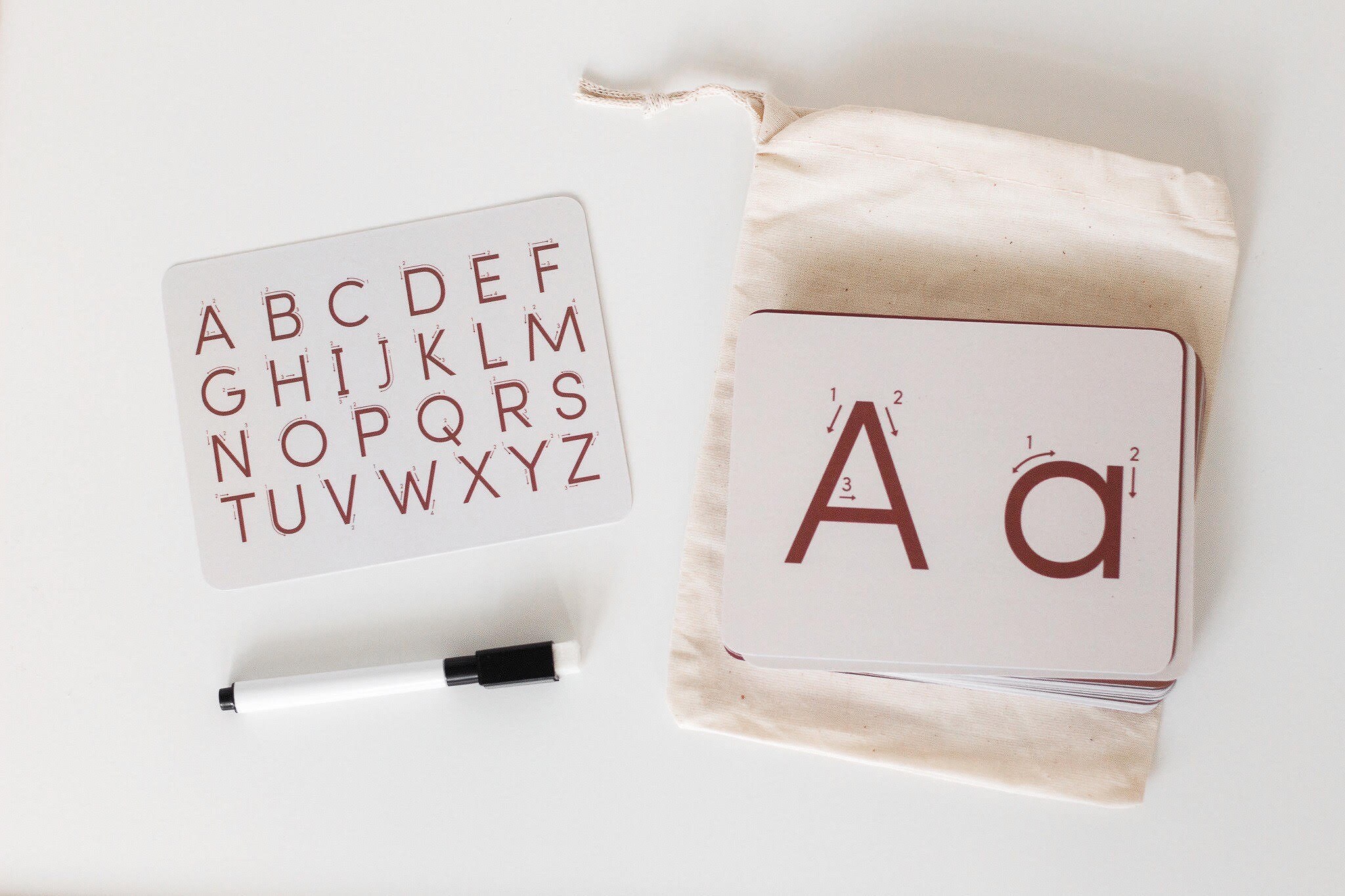 Alphabet Tracing Cards ABC Minimalist ABC Flashcards - Etsy