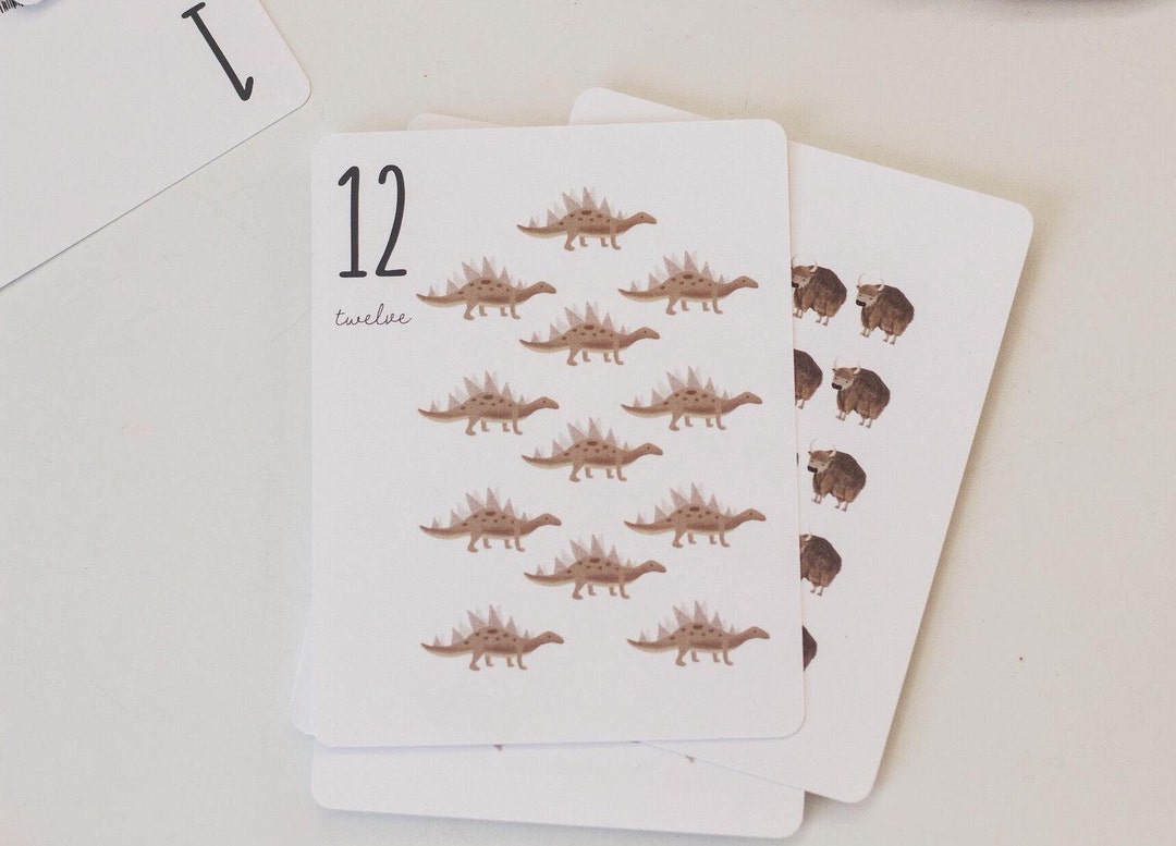 Animal Number Cards | ABC Flashcards, Montessori, Alphabet Flashcards ...