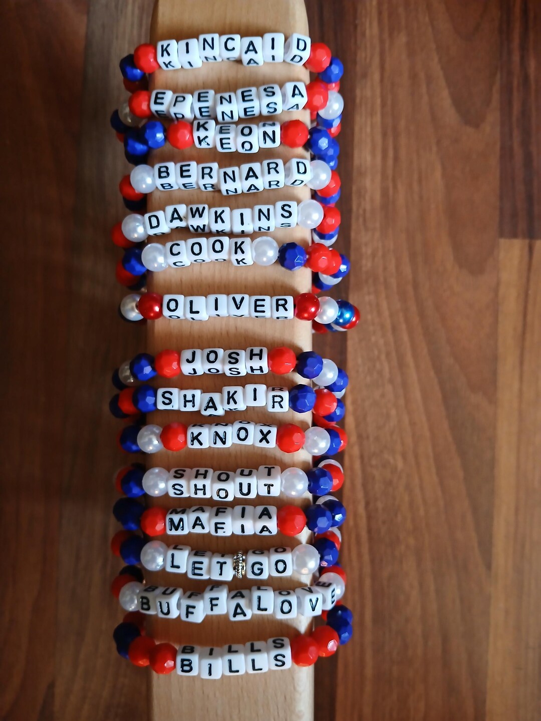 Josh Allen Bracelets, Knox, Mafia, Cook, Oliver, Epenesa, Kincaid ...