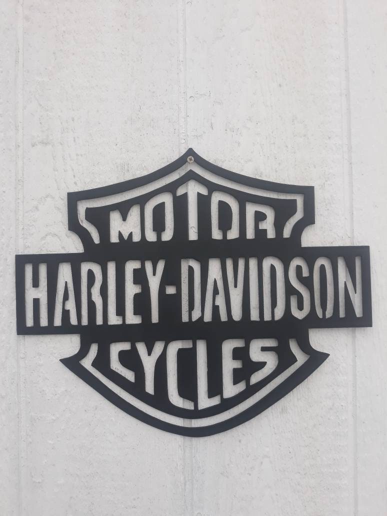 Harley Davidson Metal Sign - Etsy