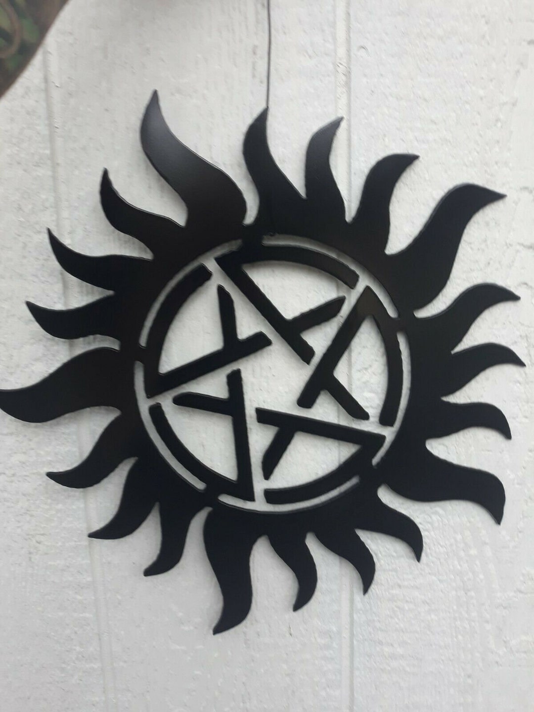 Flaming Pentagram Custom Cnc Plasma Cut - Etsy