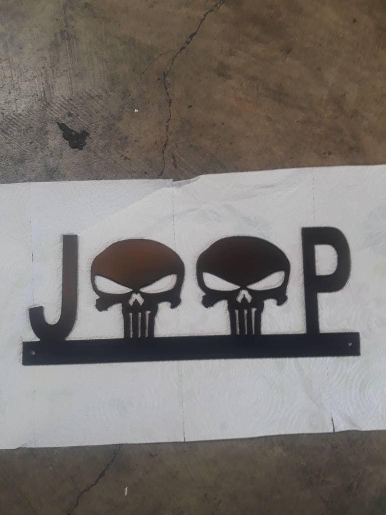 Metal Punisher Skulls Sign - Etsy