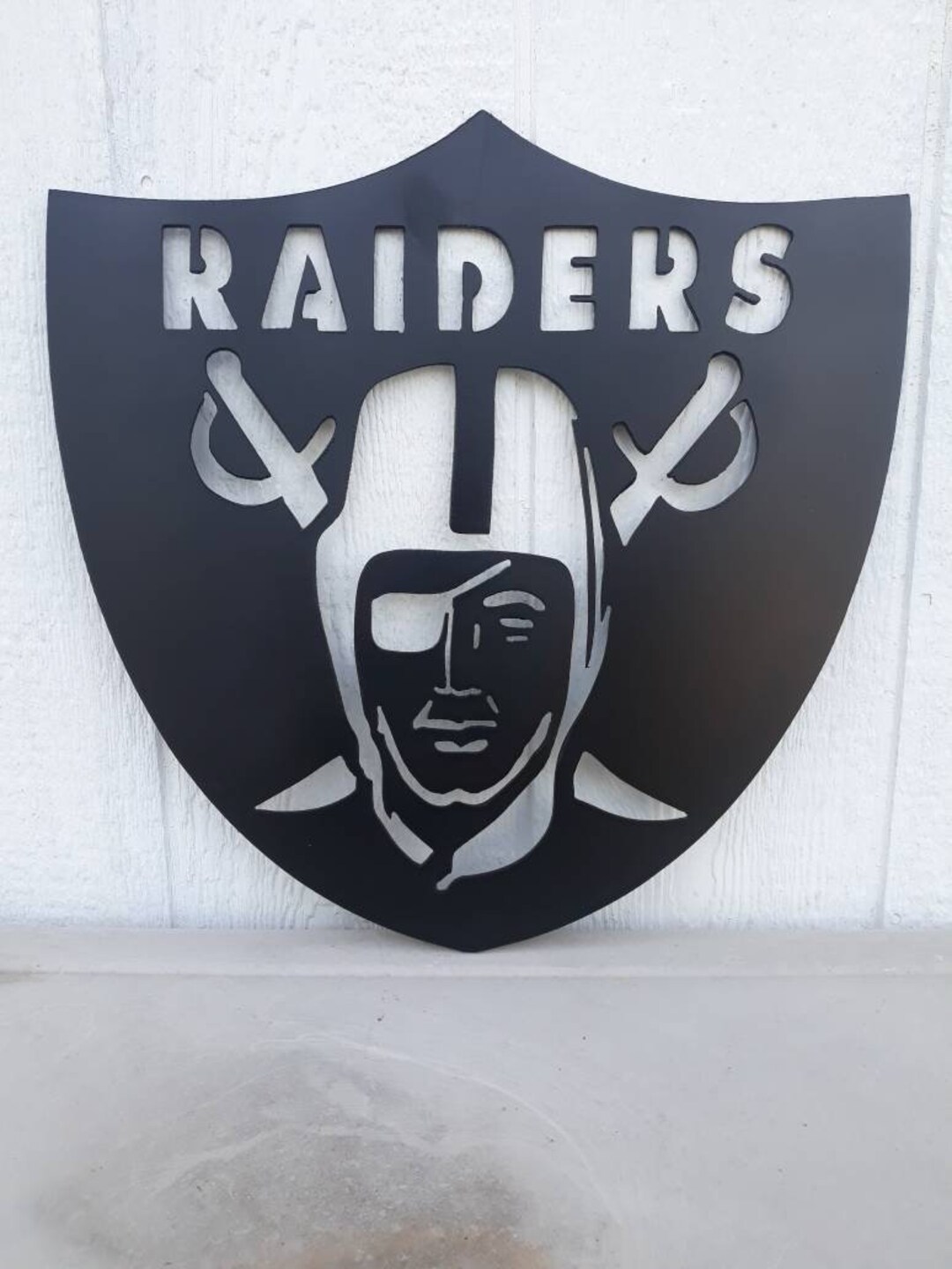 24 X 24 Metal Raiders Sign - Etsy