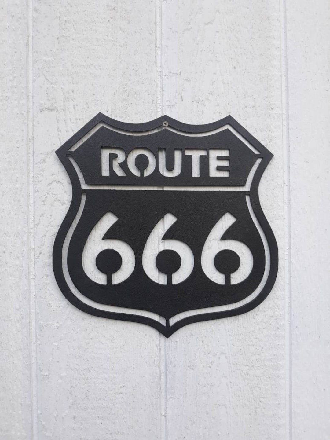 Route 666 Metal Sign - Etsy