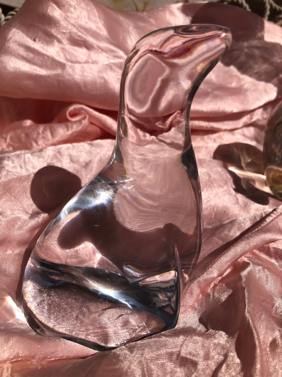 Goebel Vintage Glass Sea Lion Seal 1988 - Etsy