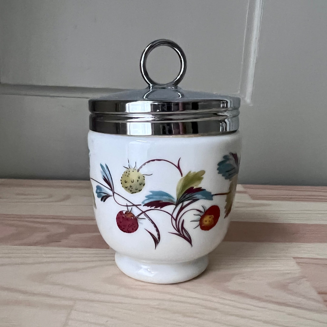 Royal Worcester Large Egg Coddler Strawberry Fair - Etsy