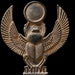 Beautiful Scarab Open Wings -symbol of Good Luck Egyptian Hand Made ...