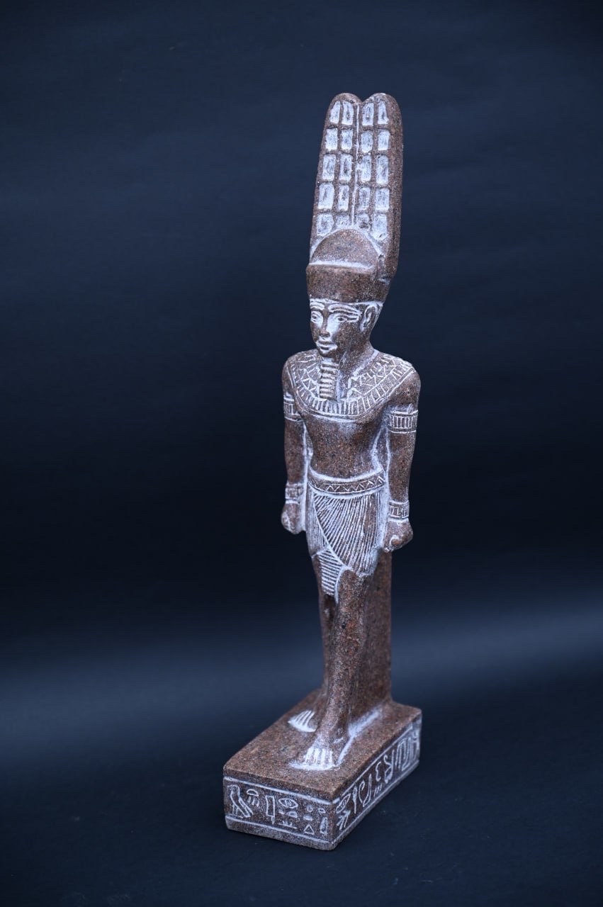 Vintage Amun Ra Statue Ancient Egyptian Mythology Gods Diety Hand Made ...