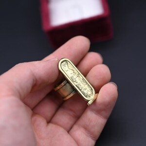 Nefertiti Ring-ring From Ancient Egypt a Ring With Egyptian Symbols ...