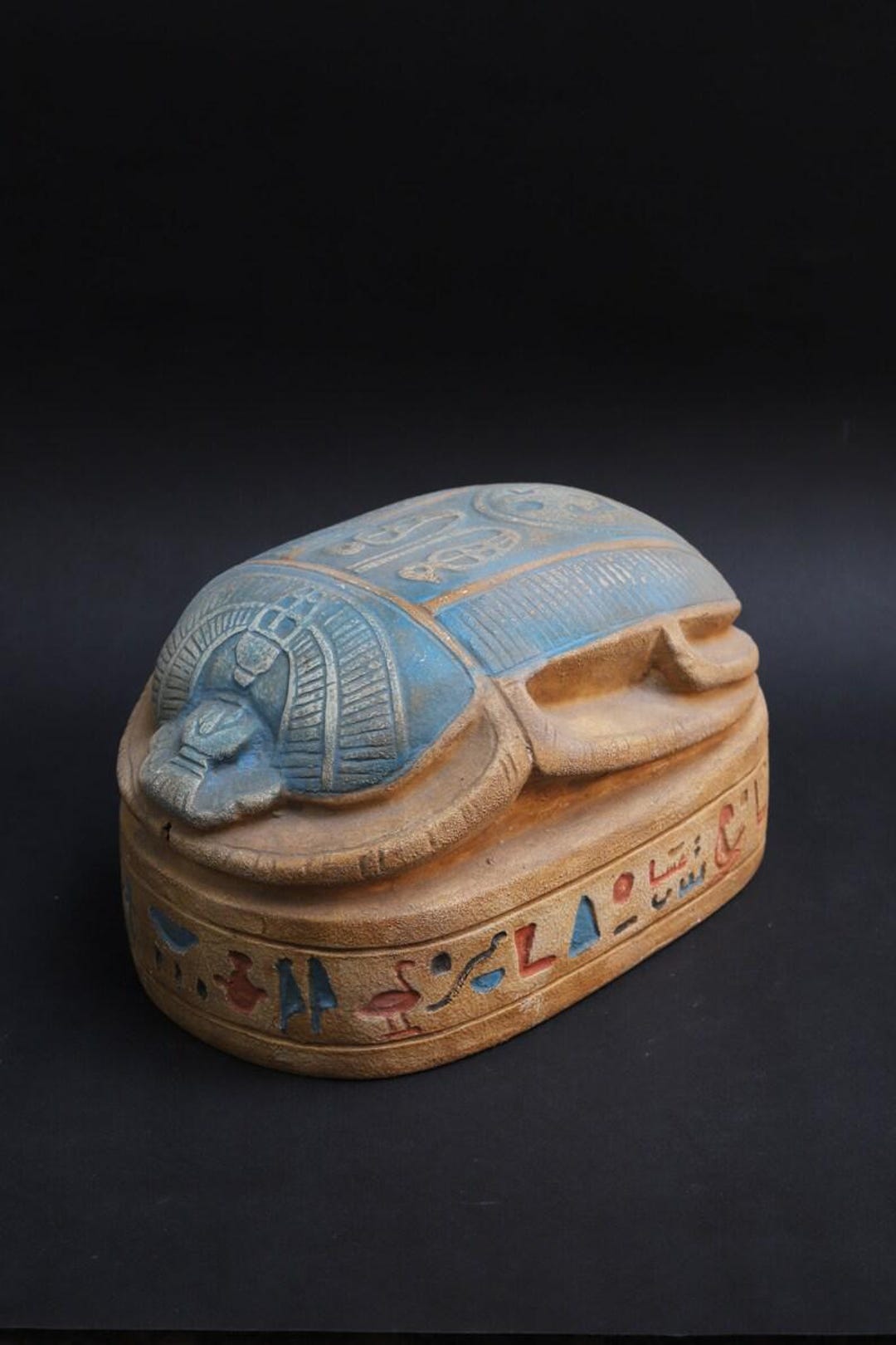 Handmade Stone Scarab Statue: Ancient Egyptian Antiquities Replica - Etsy