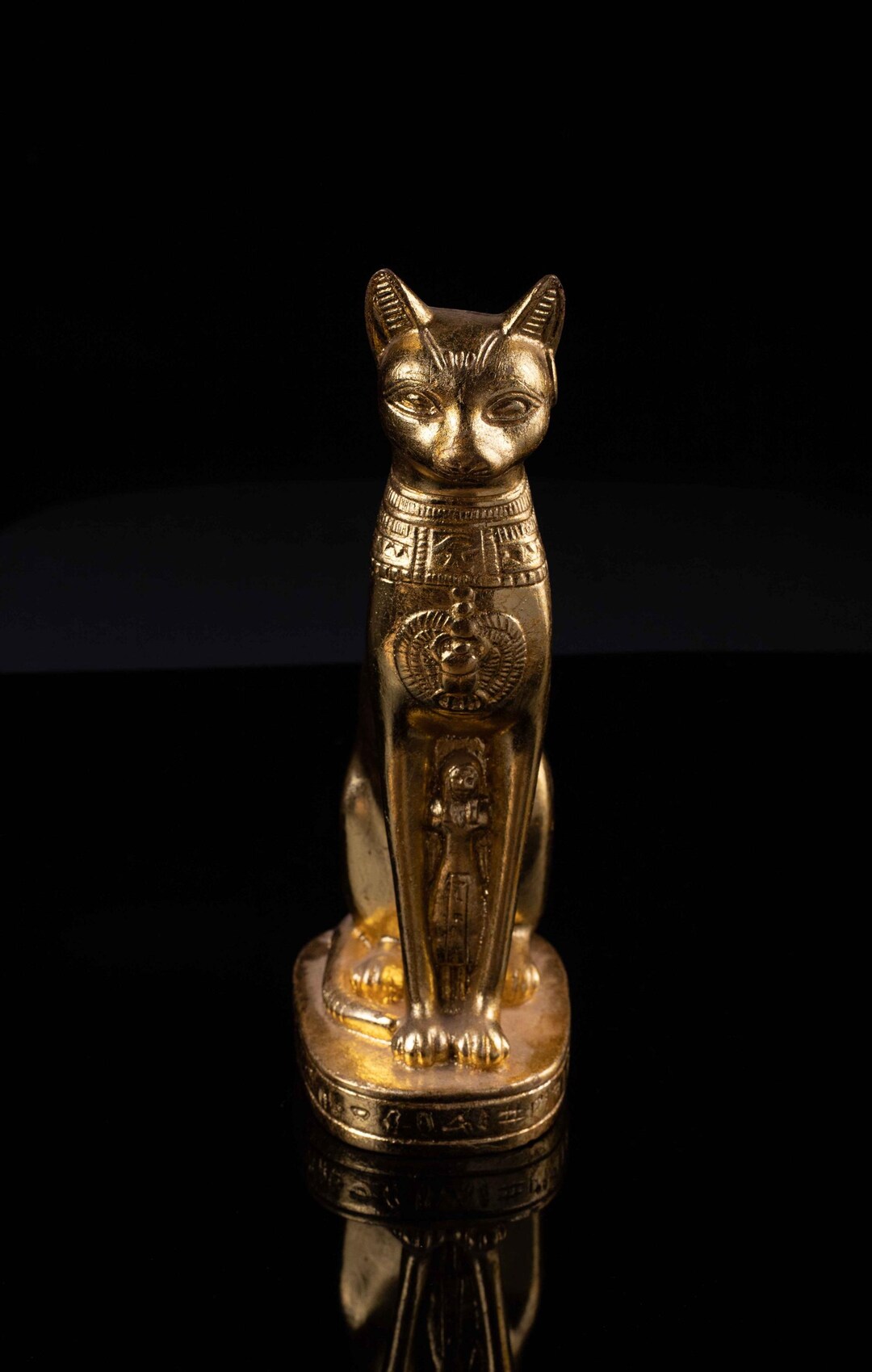 Handcrafted Bastet Statue - Egyptian Goddess of Protection & Power ...