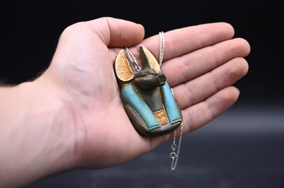 Anubis Gorgeous Amulet God Anubis God of Afterlife and Mummification in ...