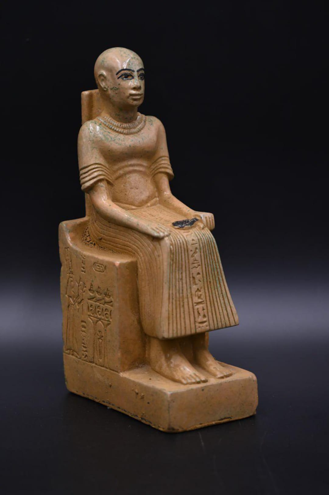 Imhotep Pharaonic Stone Statue Egyptian Sculpture, Ancient Egyptian God ...