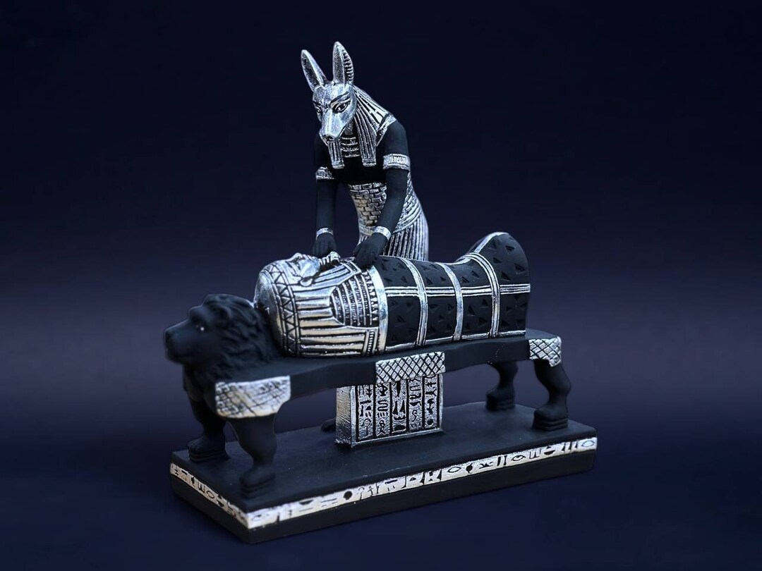 Anubis Egyptian Statue of God of Mummification, Anubis When He ...