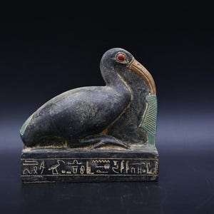 Rare Ancient Egyptian Antiquities Ibis Statue (god Thoth) Pharaonic ...