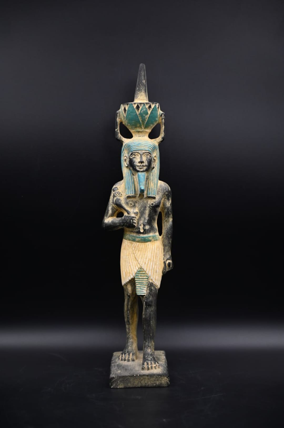 Statue of God Nefertem Gods of Egypt Egyptian Gift Made in Egypt - Etsy