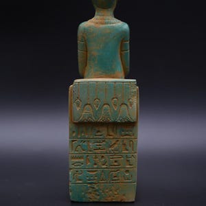 Imhotep Egyptian Engineer and Doctor Statue Ancient Pharaonic Stone ...