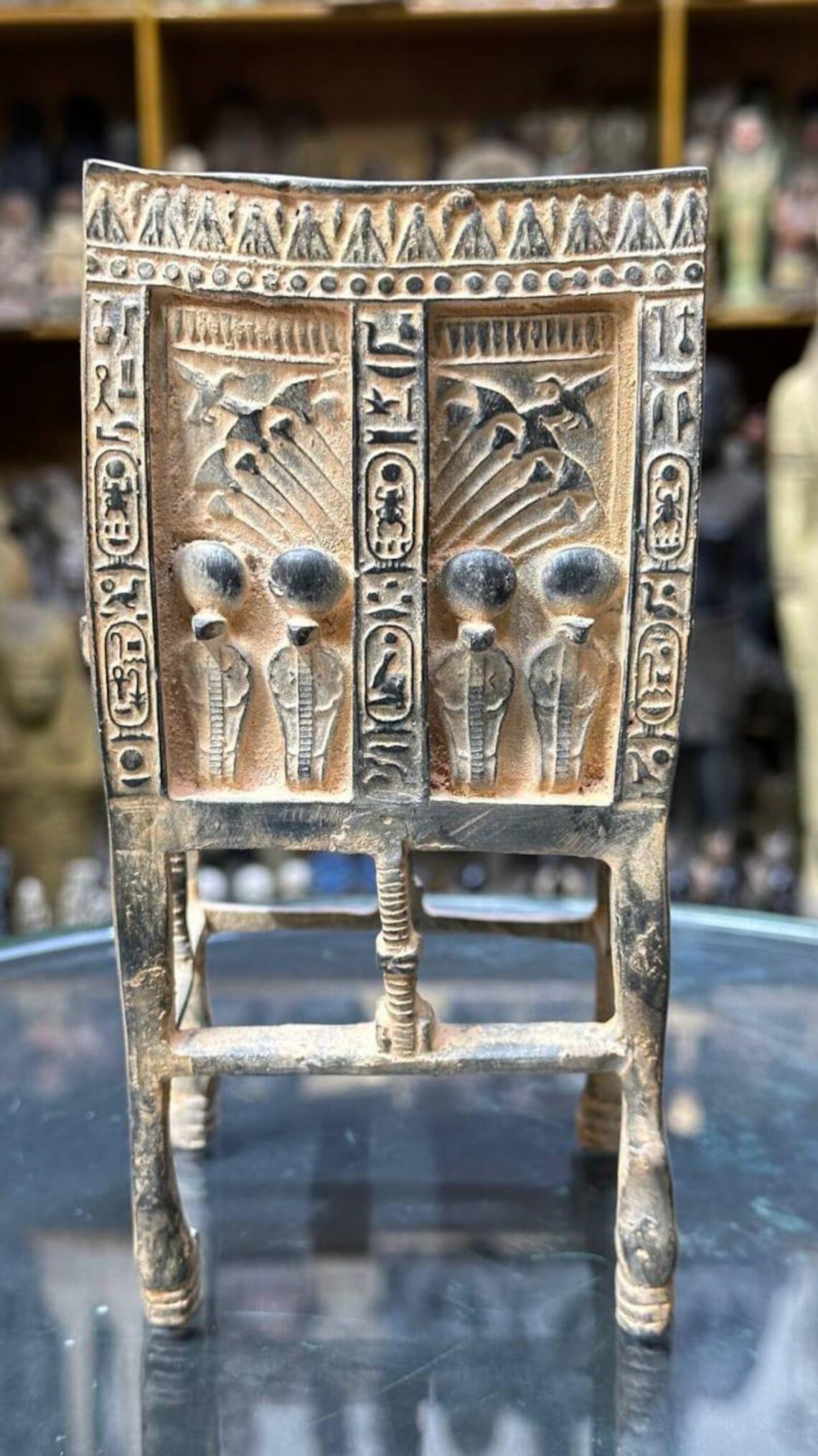 Egyptian Handmade, Throne of King Tutankhamun, Made in Egypt - Etsy Canada
