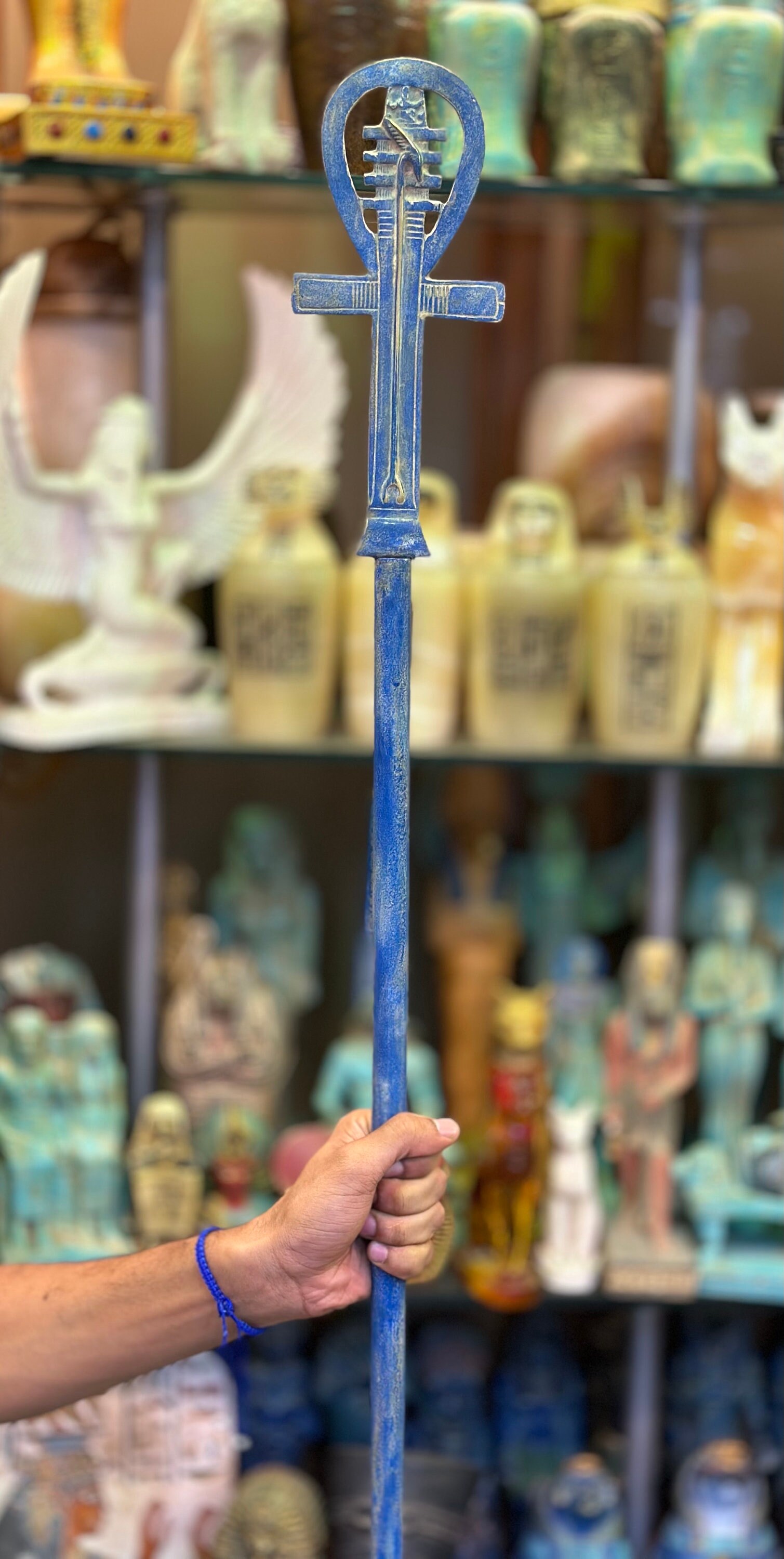 Antique Was Stick-sceptre-symbol of Strength, Sovereignty,stability,the ...