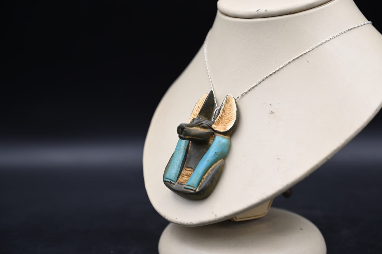 Anubis Gorgeous Amulet God Anubis God of Afterlife and Mummification in ...