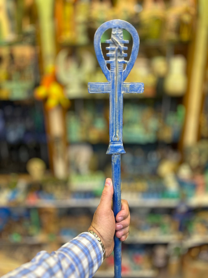 Antique Was Stick-scepter-symbol of Strength, Sovereignty,stability,the ...