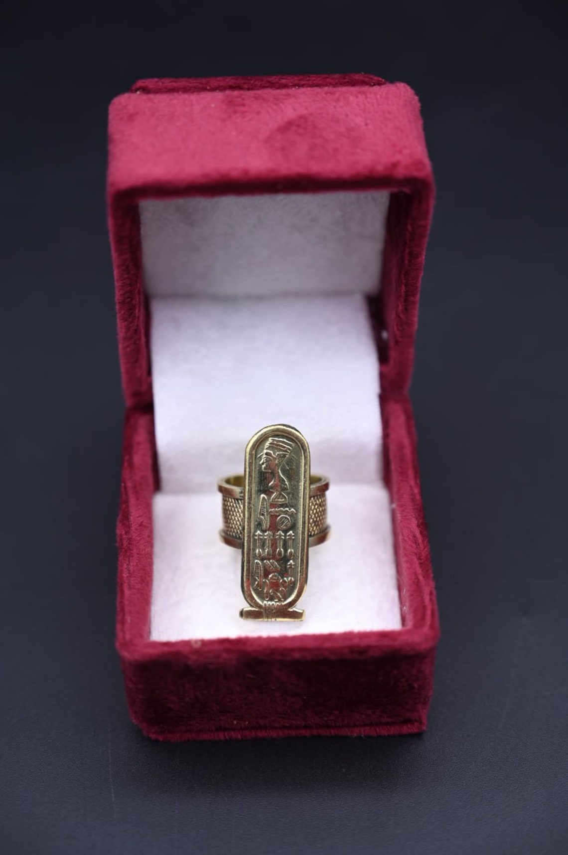 Nefertiti Ring-ring From Ancient Egypt a Ring With Egyptian Symbols ...