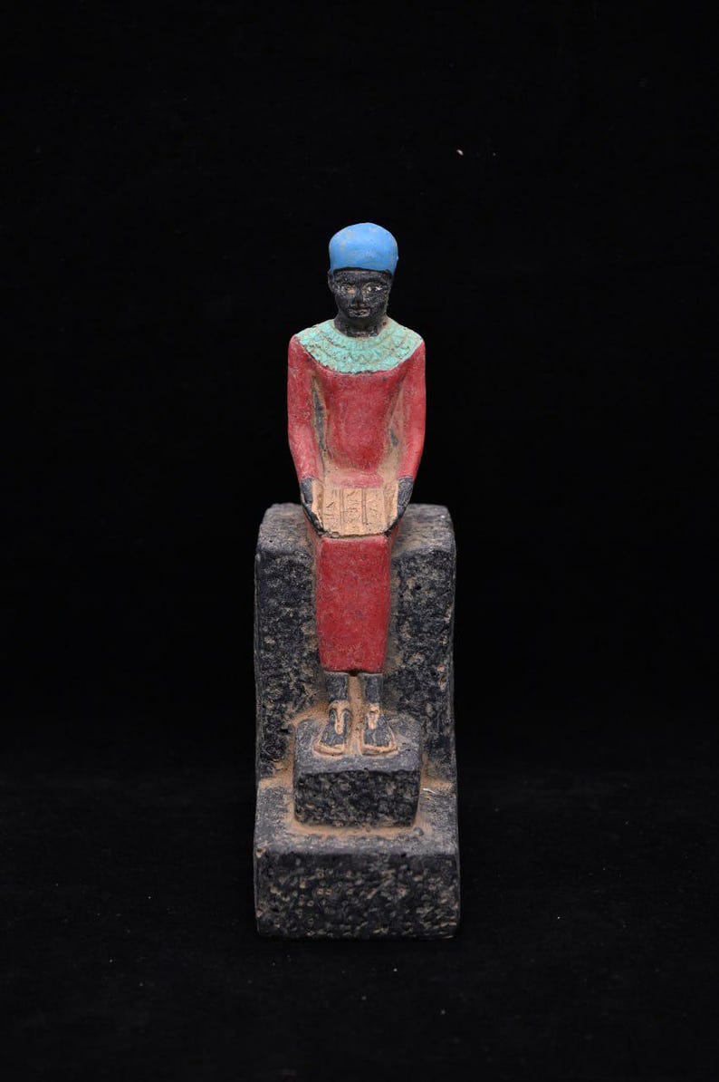 Rare Imhotep Statue - Ancient Egyptian Antiquity - Spiritual Home Decor - Etsy