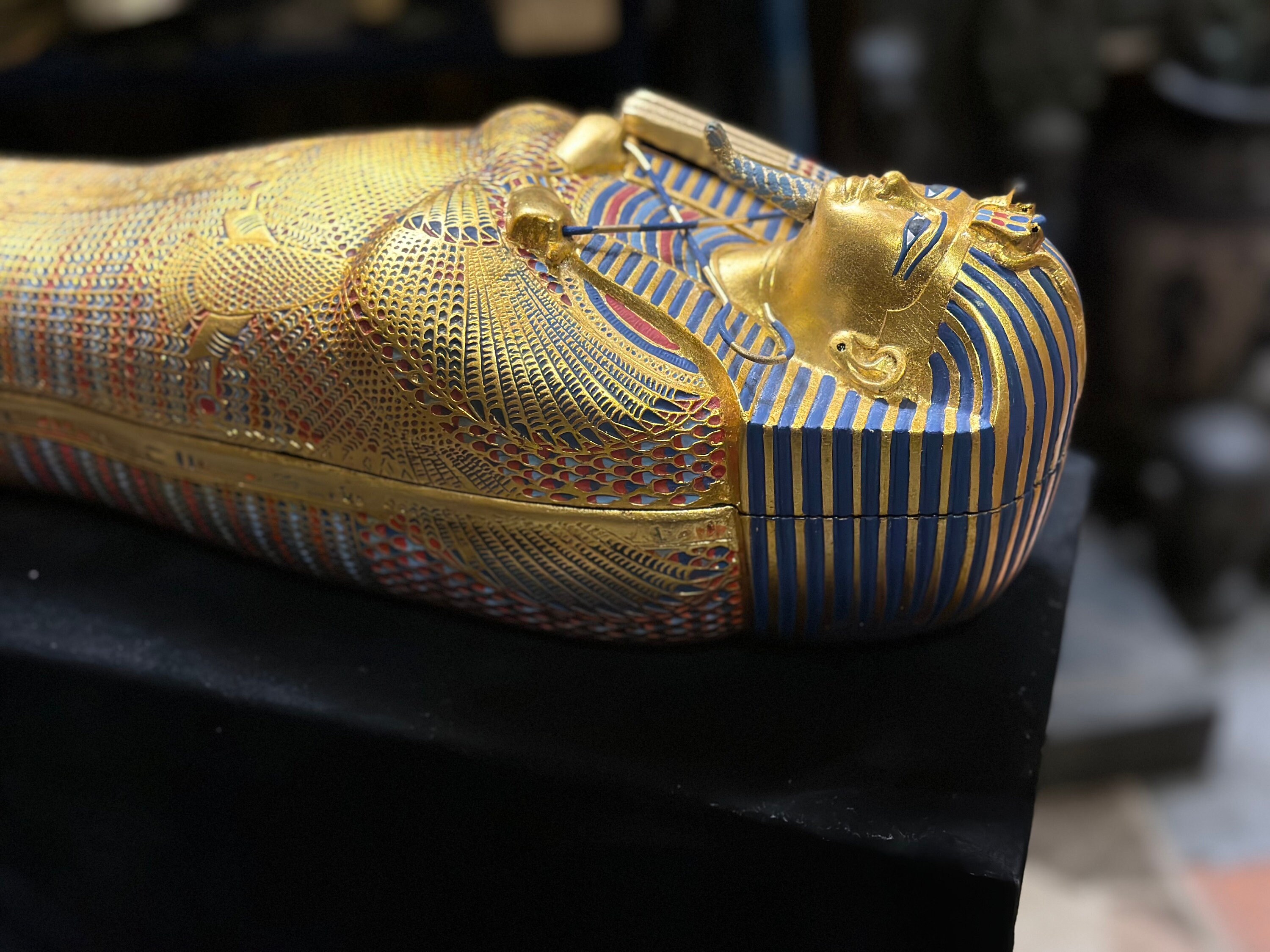 King Tutankhamun Sarcophagus-ancient Egyptian Antiques-handmade-unique ...
