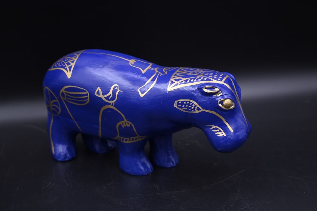 Hippo, Egyptian Mythology, Replica, the Goddess Taweret, Antiques - Etsy