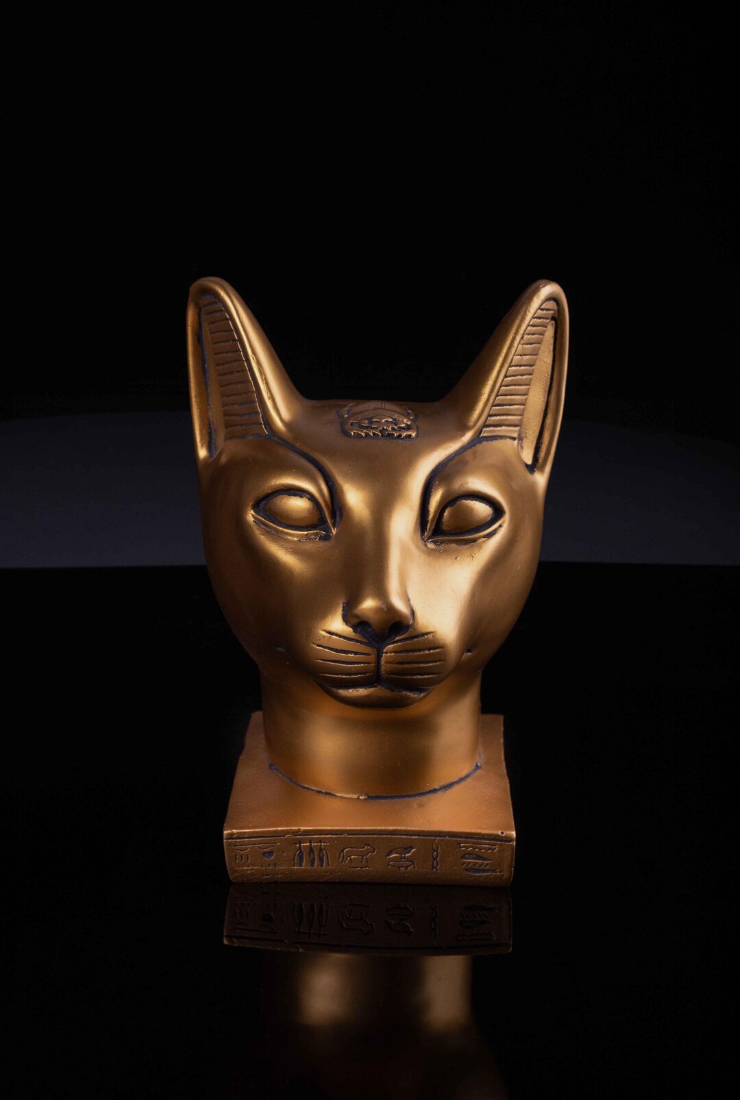 Handcrafted Bastet Statue - Egyptian Goddess of Protection & Power ...