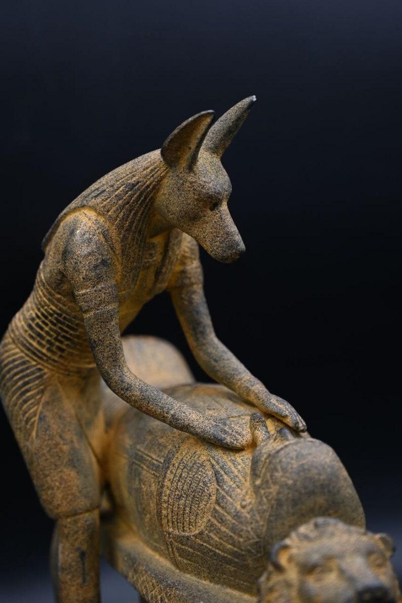 God of Mummification Sculpture: Egyptian Anubis Statue - Etsy