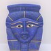 Handcrafted Lapis Lazuli Hathor Mask: Egyptian Goddess Sculpture - Etsy