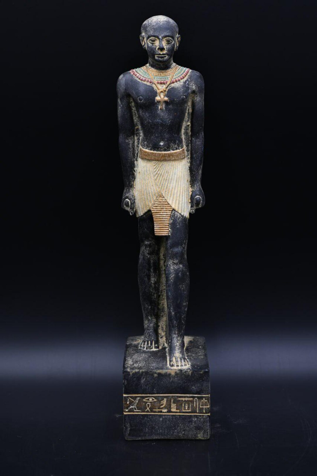 Imhotep Egyptian Engineer and Doctor Statue Ancient Pharaonic Stone ...