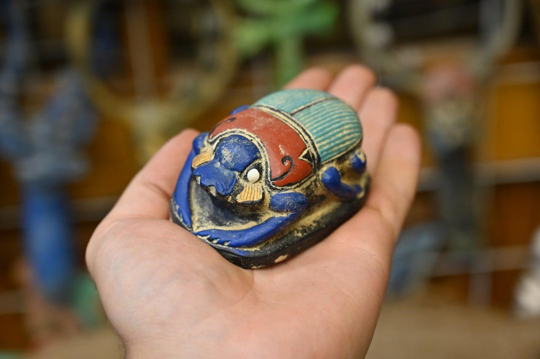 Ancient Egyptian Scarab Statue – Rare Antiquities Sculpture - Etsy