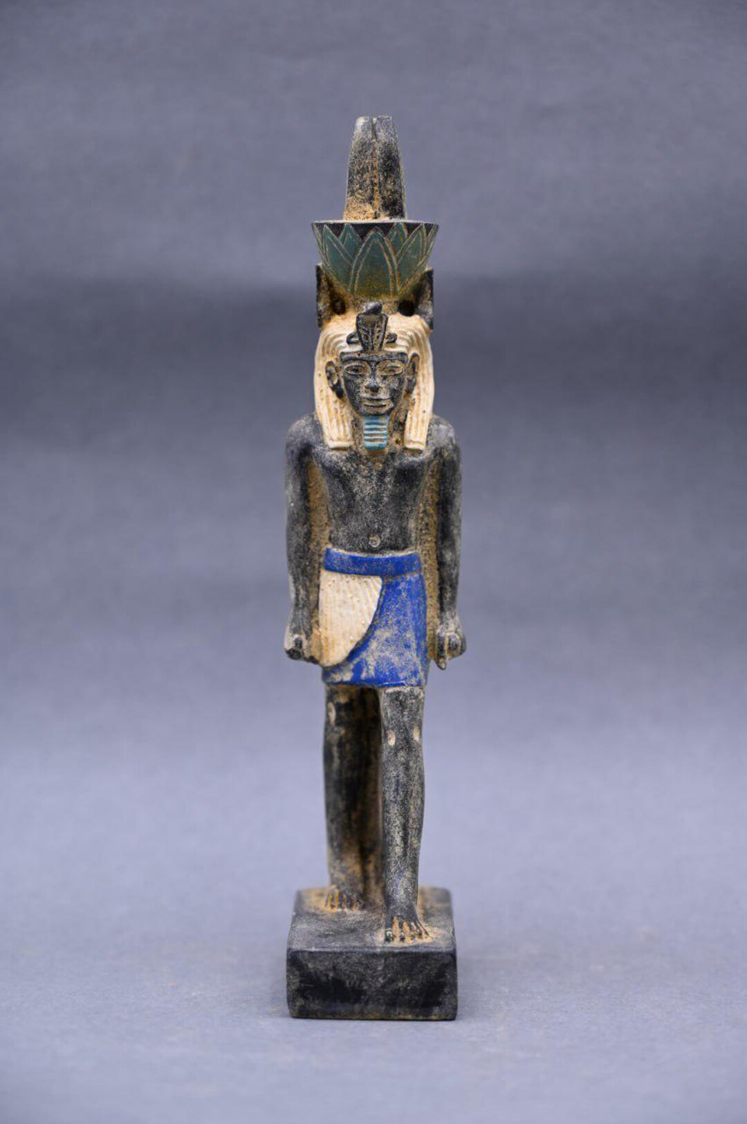 Rare Ancient Egyptian Antiquities Nefertem God Statue Pharaonic Stone ...