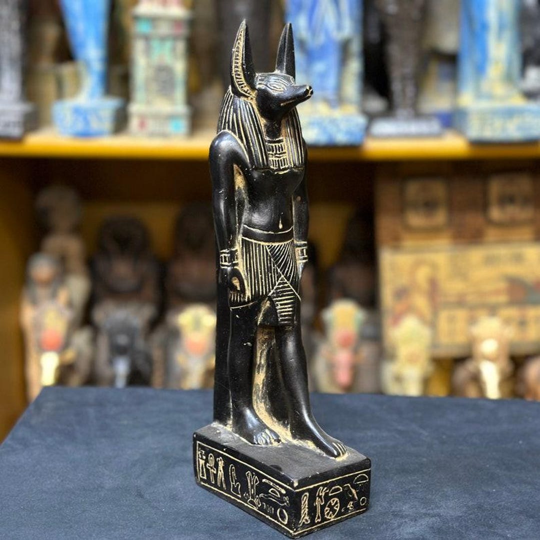 Egyptian Pharaonic Statues/unique Anubis Statue-handicraft/sculptures ...