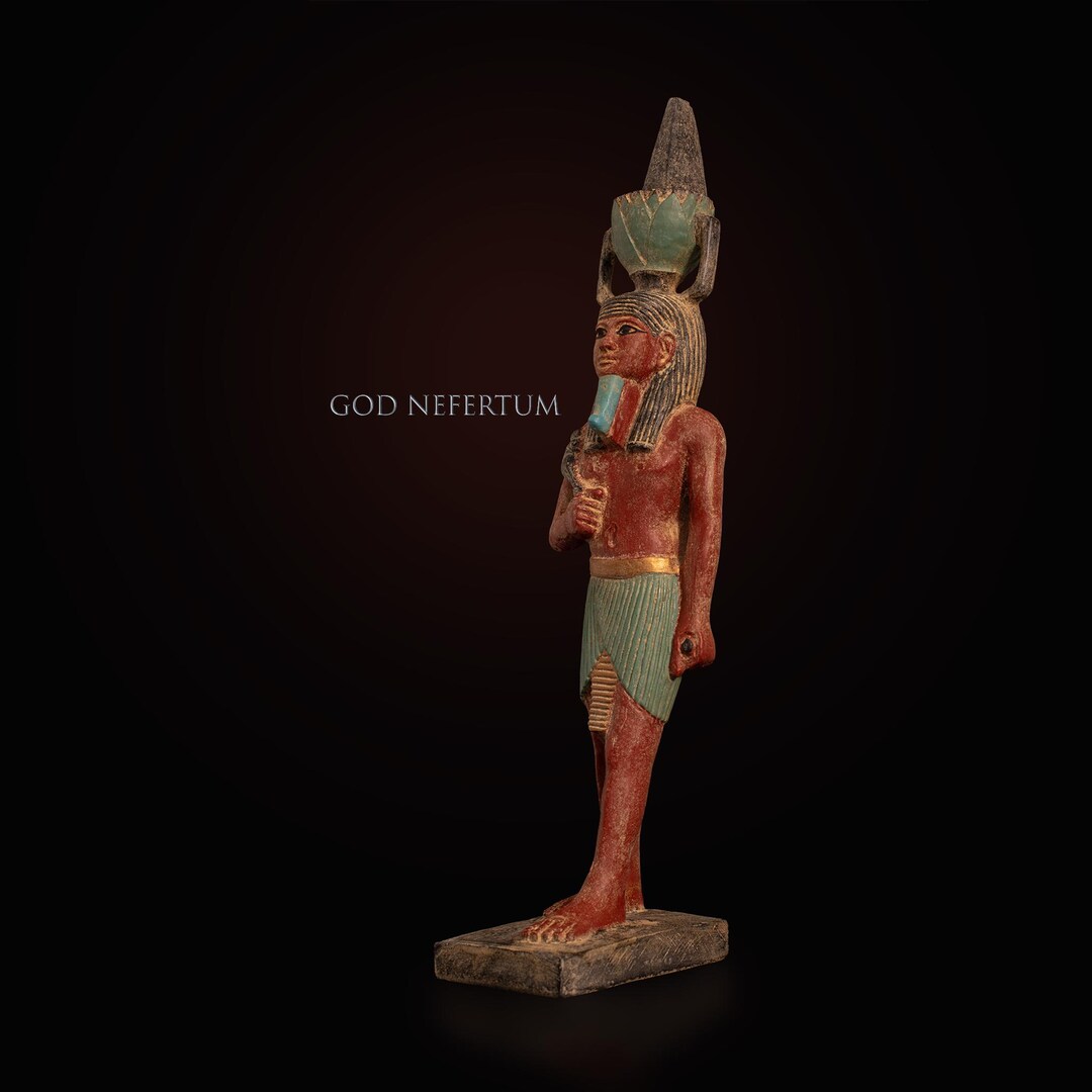 Rare Ancient Egyptian Antiquities Nefertem God Statue Pharaonic Stone ...