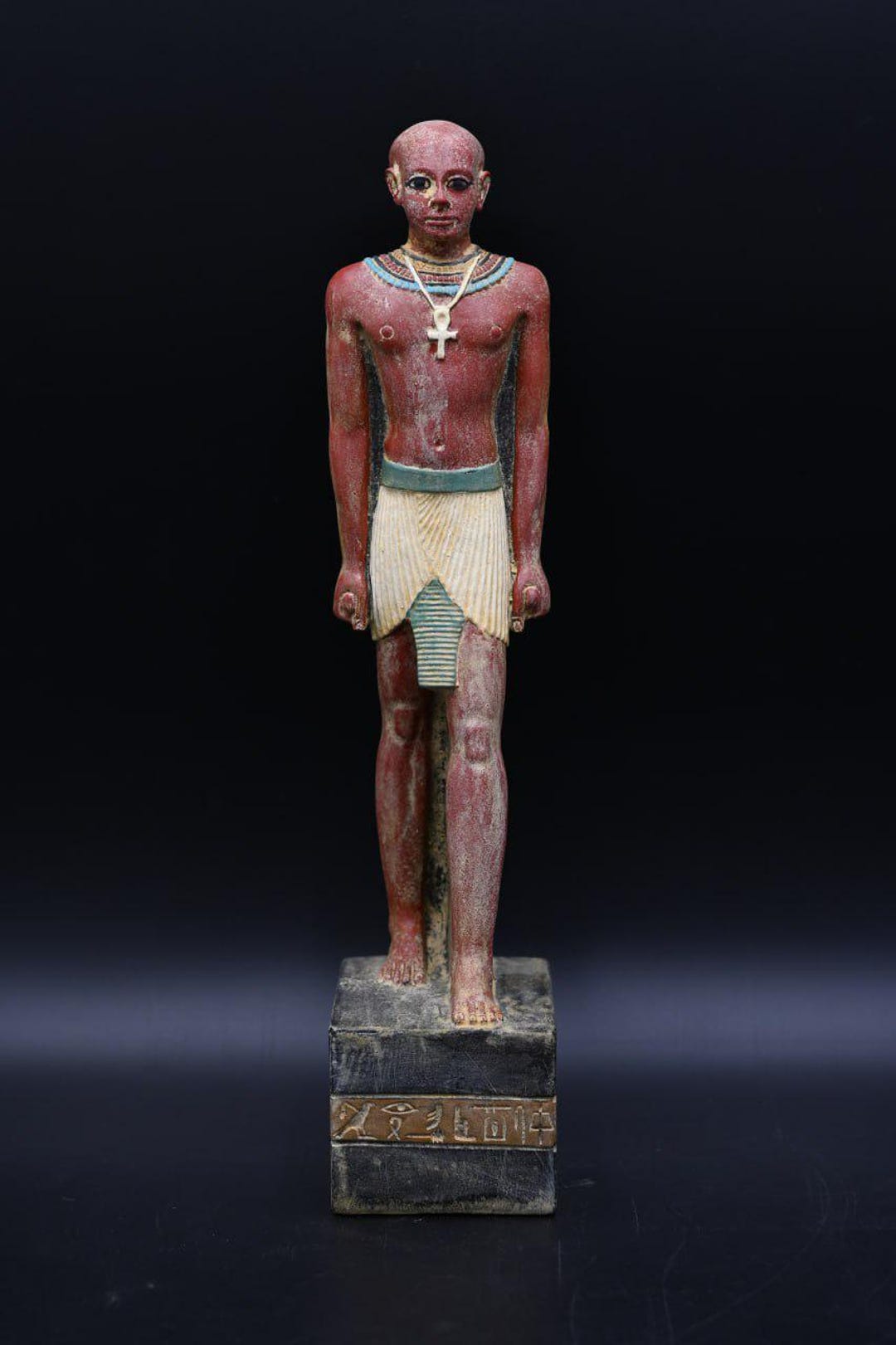 Imhotep Egyptian Engineer and Doctor Statue – Ancient Pharaonic Stone ...