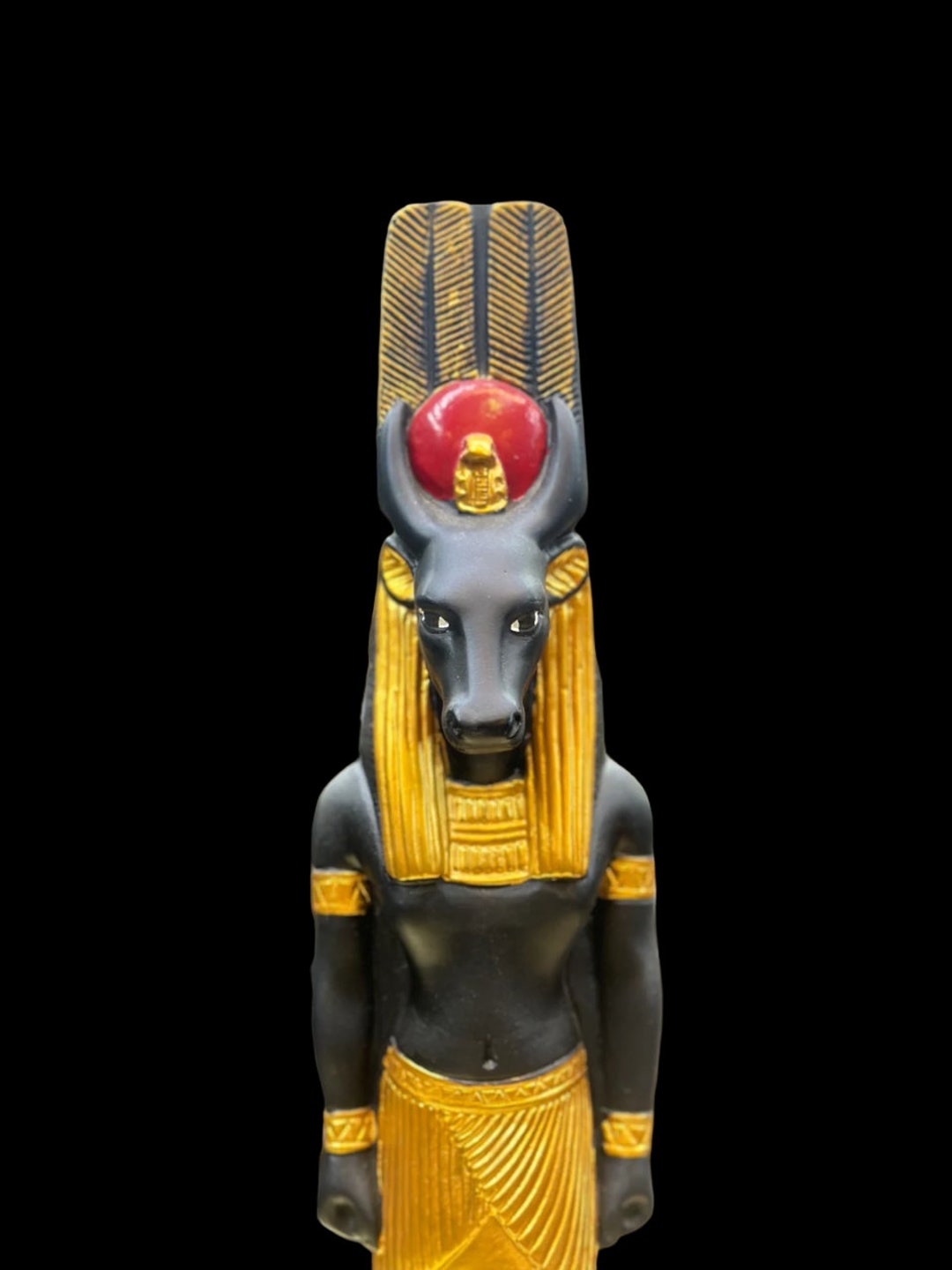 Handmade Montu Statue: Egyptian God of War Sculpture (33cm) - Etsy