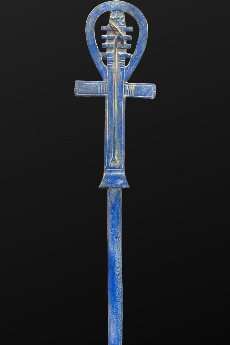 Antique Was Stick-sceptre-symbol of Strength, Sovereignty,stability,the ...