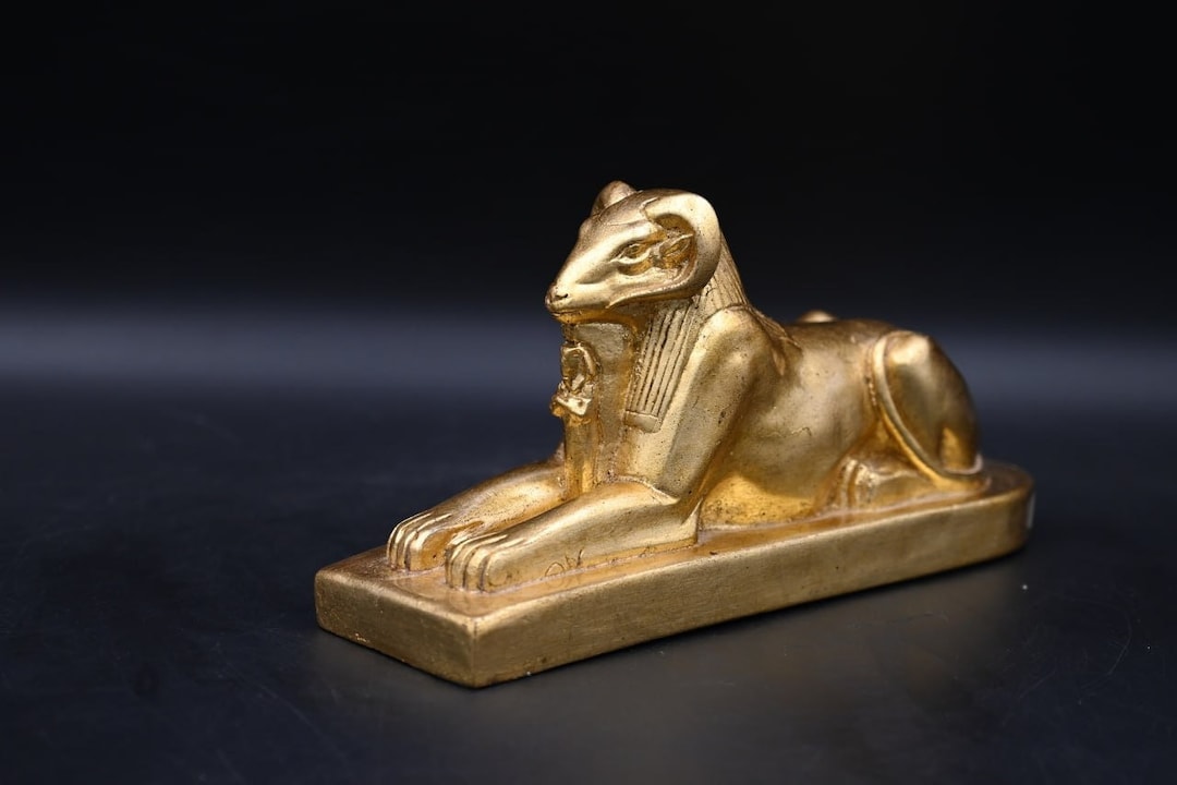 Sphinx With Khnum's Face the Sphinx Statue From Ancient Egyptian ...