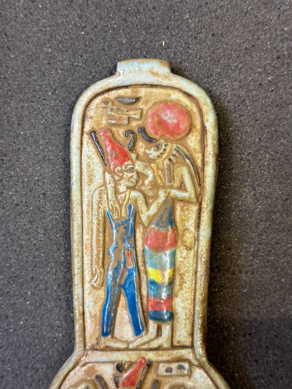 Sekhmet With King Mina-egyptian Antique-egyptian Made Handmade Statue ...