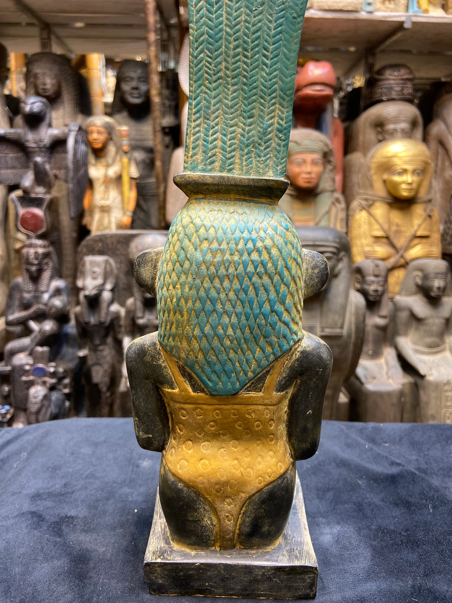 Bes -amazing Statue the Egyptian God of Fun Pleasure in Ancient Egypt ...