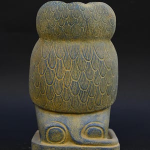 Ancient Egyptian Baboon God Statue – Hand-carved Stone Figurine ...