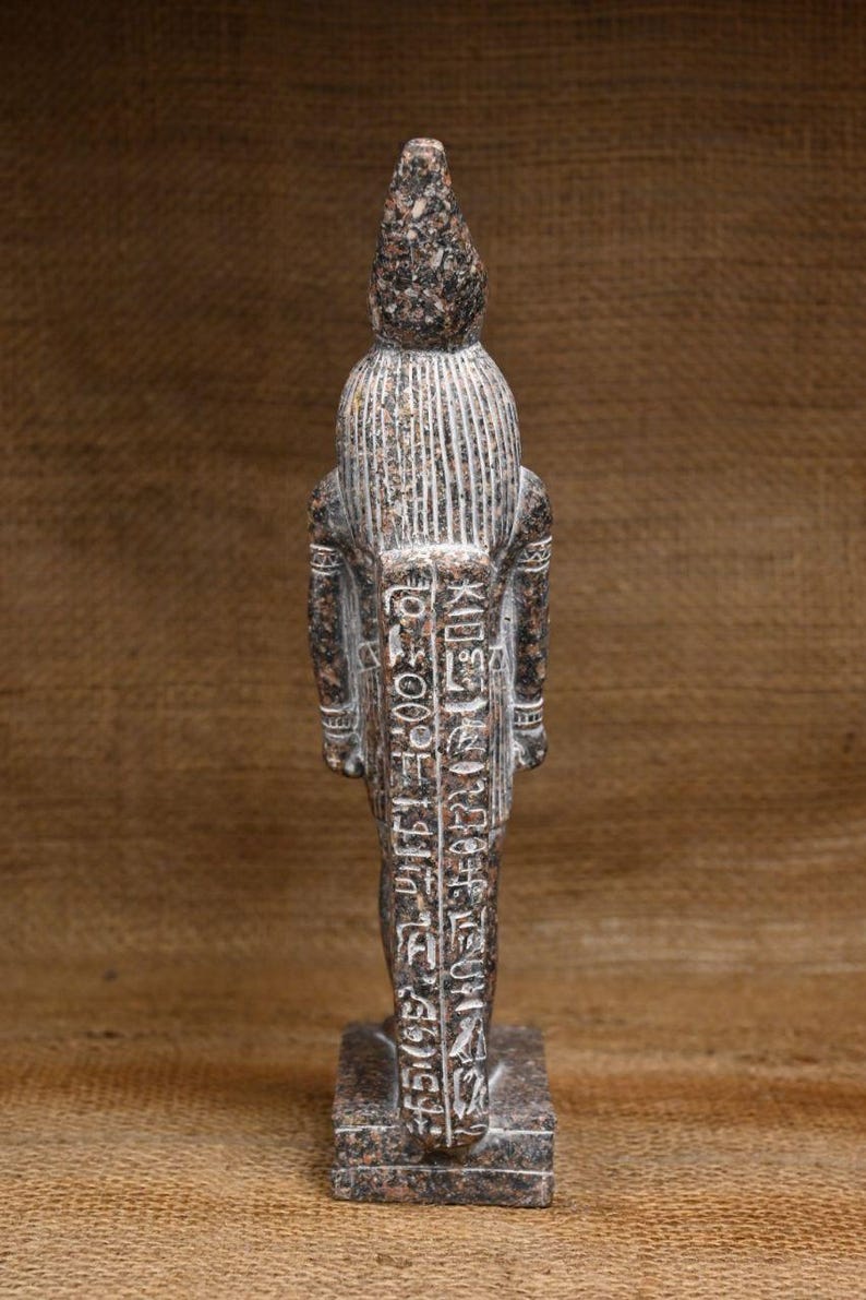 Horus in Form Falcon Statue: Ancient Egyptian Stone Carving Replica ...