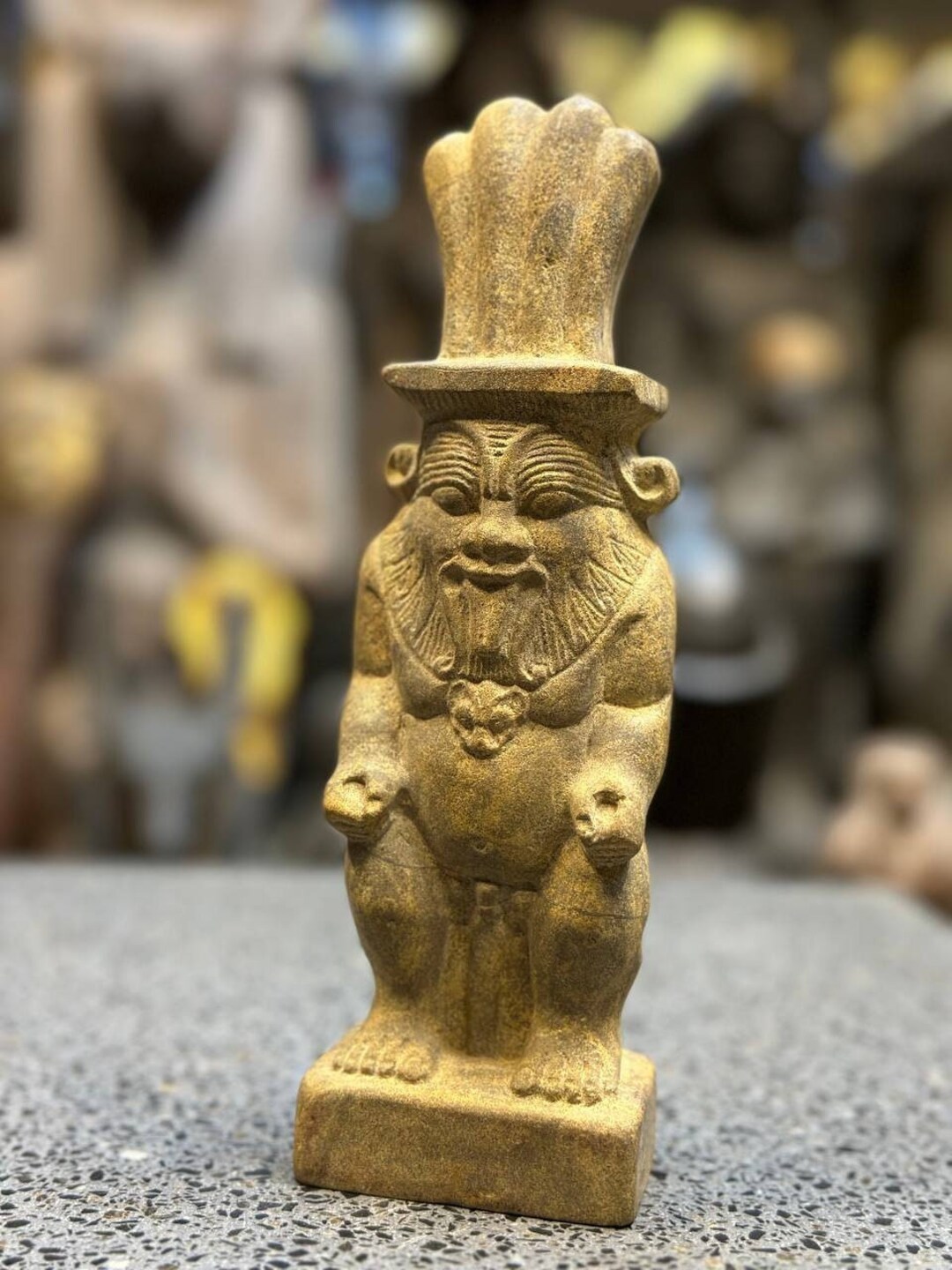 Marvelous Bes Statue-egypt God of Fun Pleasure-childhood in Ancient ...