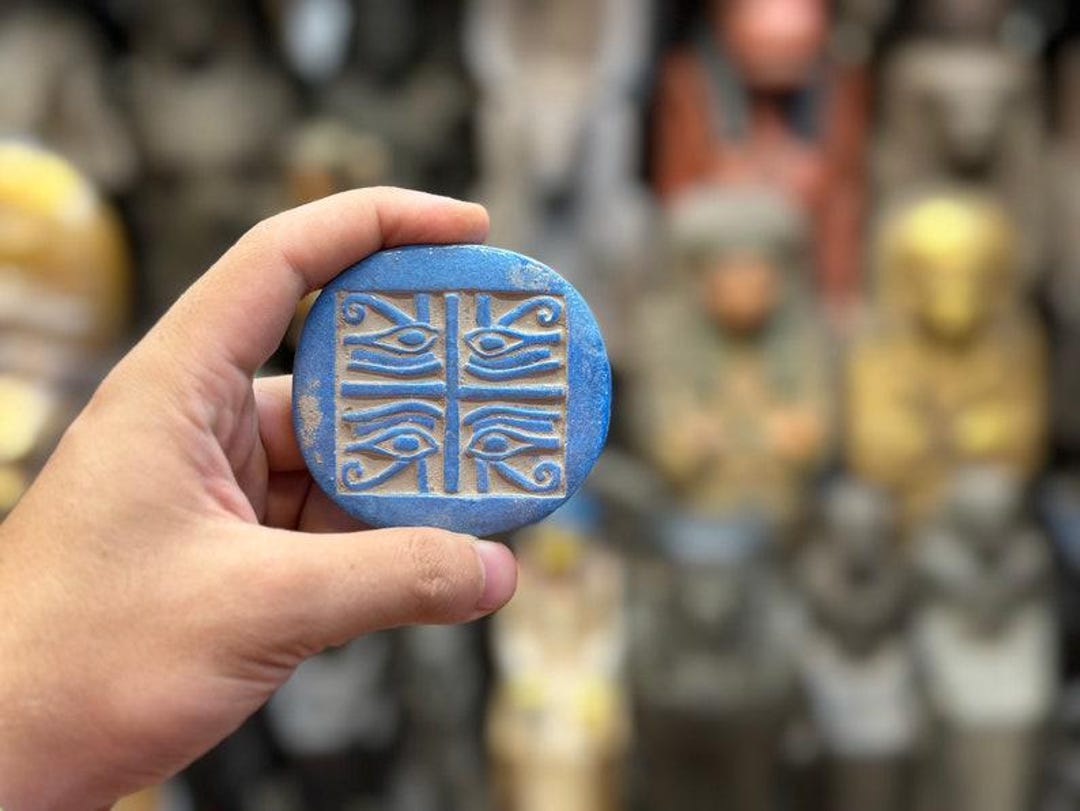 Protection and Good Luck-eye of Horus ( 4 )-ceramic Frame to Hang on ...